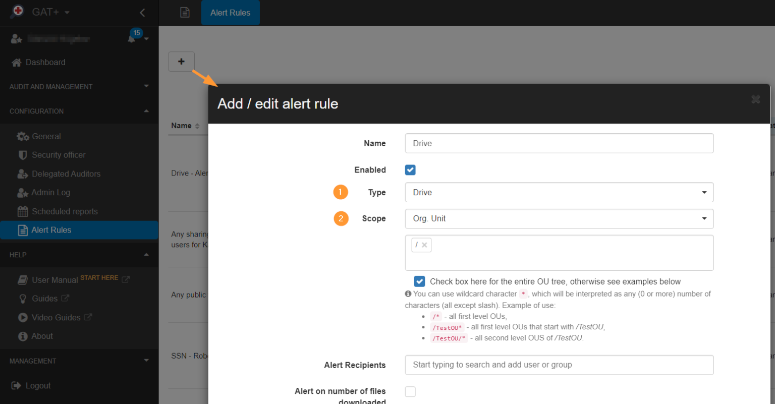 Create DLP Alert on Externally Shared Google Docs in Drive - GAT ...