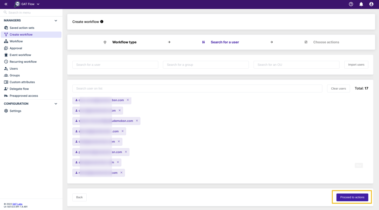 Setting Users' Custom Attributes with GAT Flow