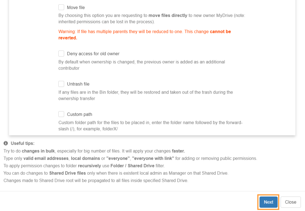 Change Ownership of a Google Drive file - GAT Knowledge Base