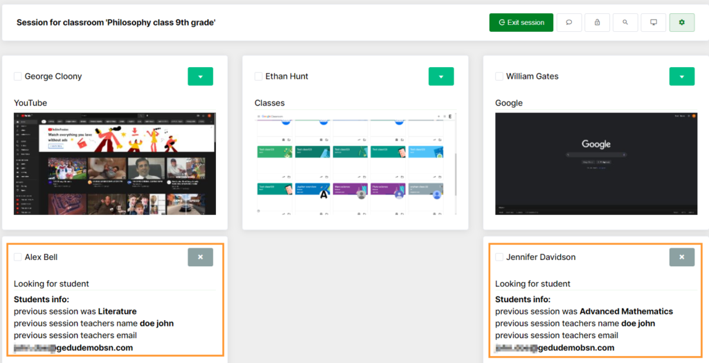 Audit the Attendance of the Students in the Google Classroom