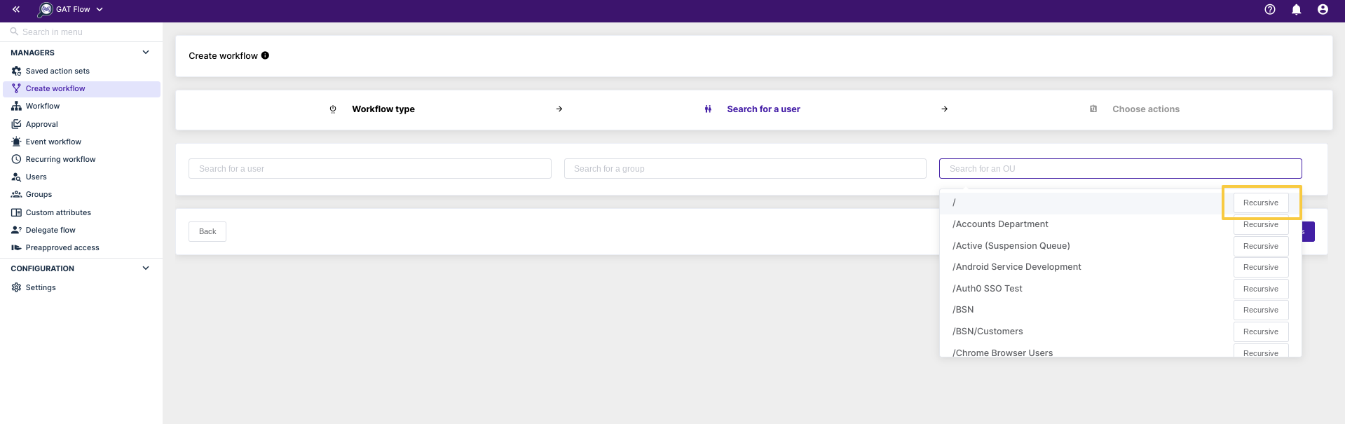 Conditional Workflow: Complex Use Cases in GAT Flow