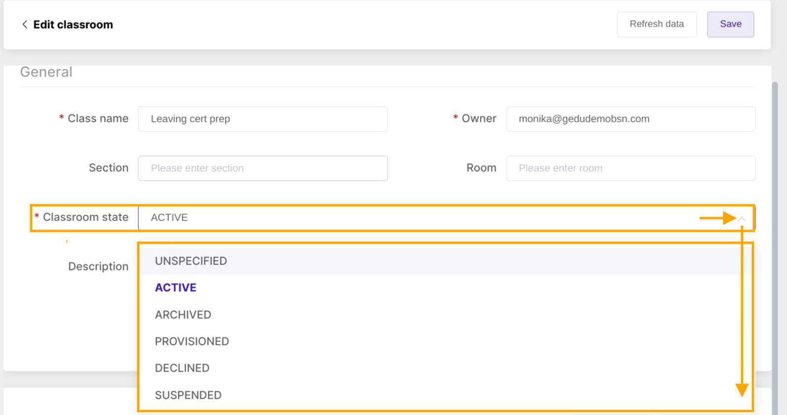 Manage an existing classroom instantly with GAT Flow - GAT Knowledge Base