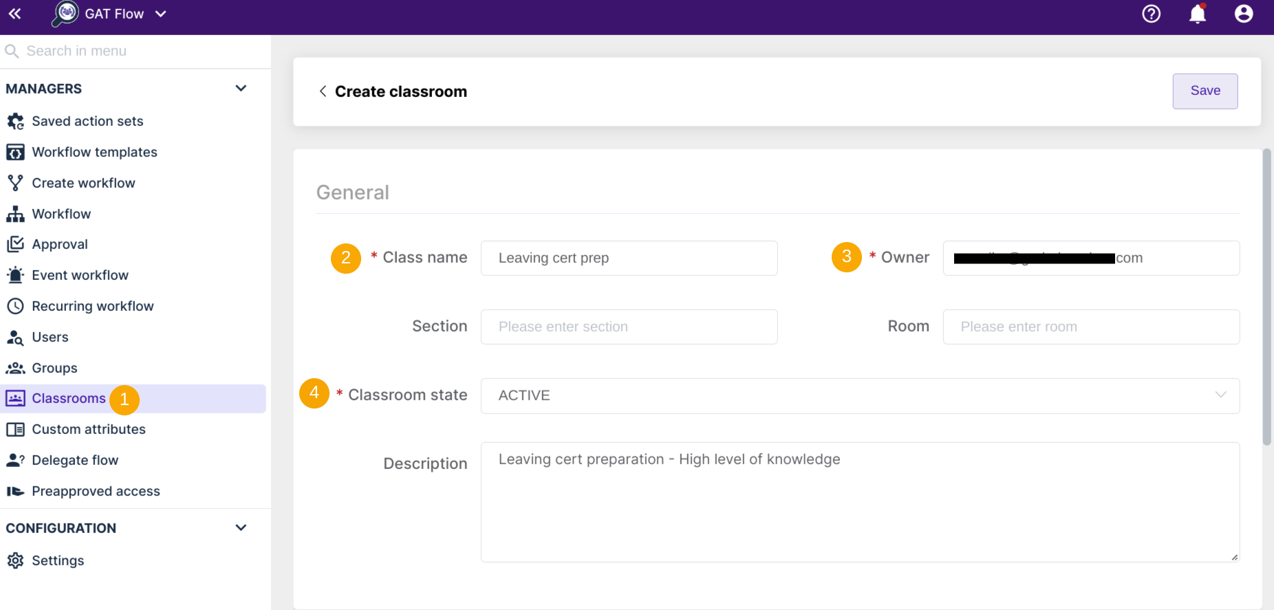 Create and Manage New Google Classrooms in GAT Flow - GAT Knowledge Base