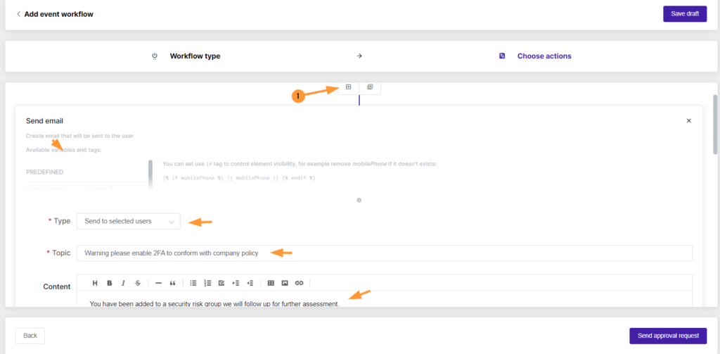 Trigger a Workflow When Users Disable or Enable 2FA in GAT Flow