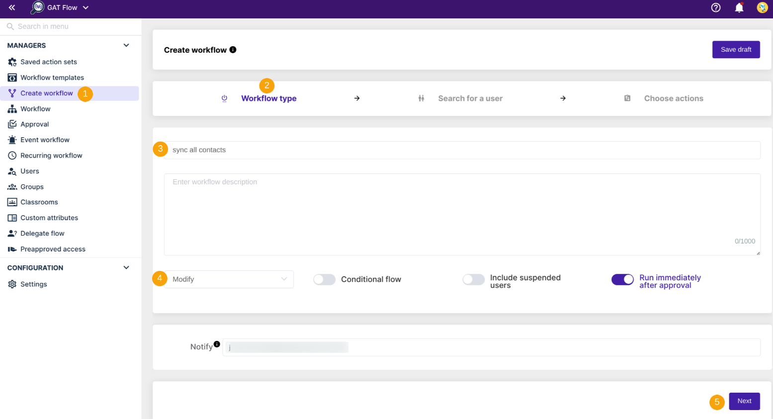 Sync Domain Contacts to User in Google Workspace via GAT Flow - GAT Knowledge Base