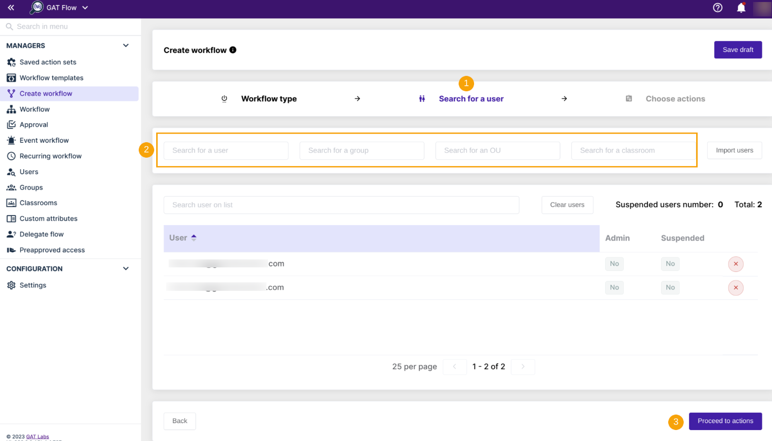 Sync Domain Contacts to User in Google Workspace via GAT Flow