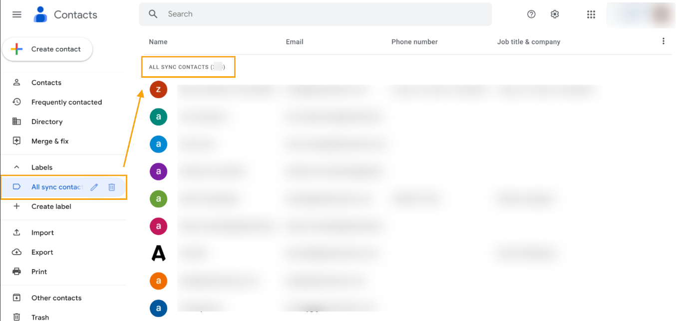 Sync Domain Contacts to User in Google Workspace via GAT Flow