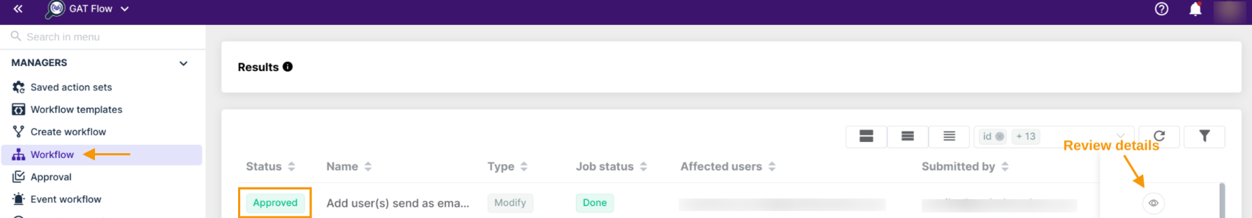 Add Users' Send as Email Signature in Bulk via Workflow with GAT Flow