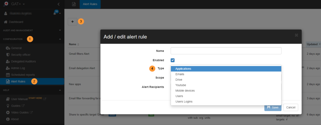 Set Up Event Workflows Based on GAT+ Alerts via GAT Flow